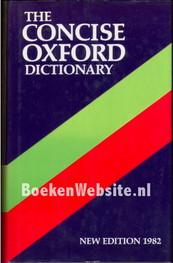 The Concise Oxford Dictionary, Allen R.E. | BoekenWebsite.nl