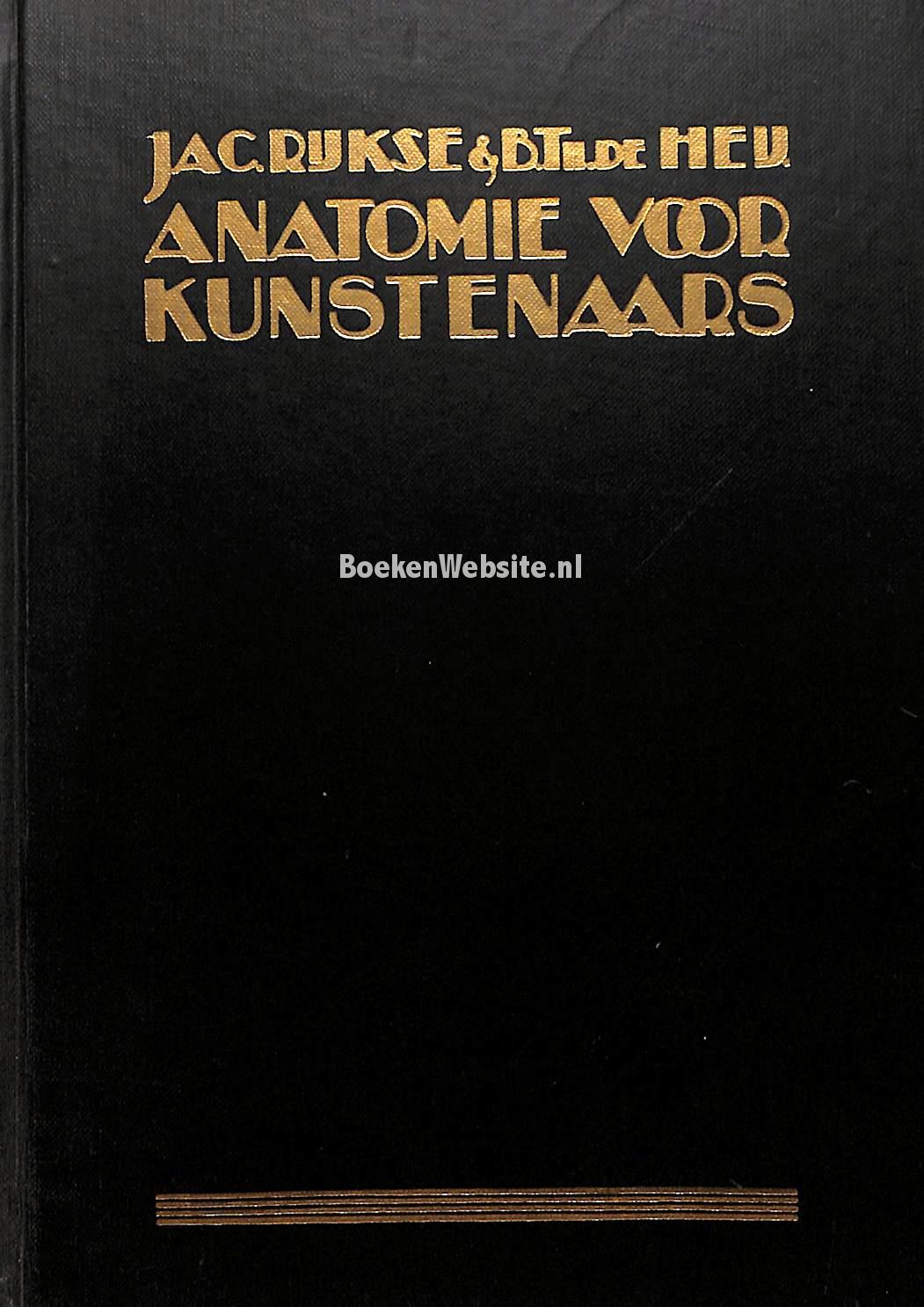 Anatomie voor kunstenaars, Heij B.Th. de Rijkse Jac. | BoekenWebsite.nl