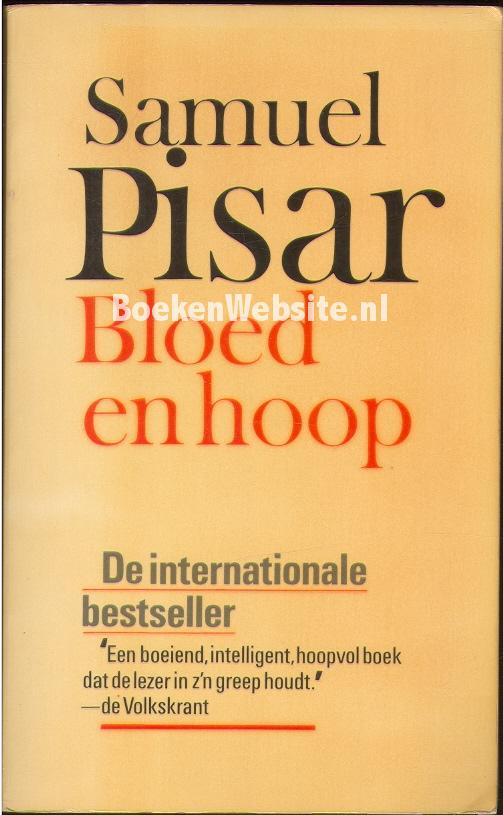 Bloed en hoop, Pisar Samuel | BoekenWebsite.nl