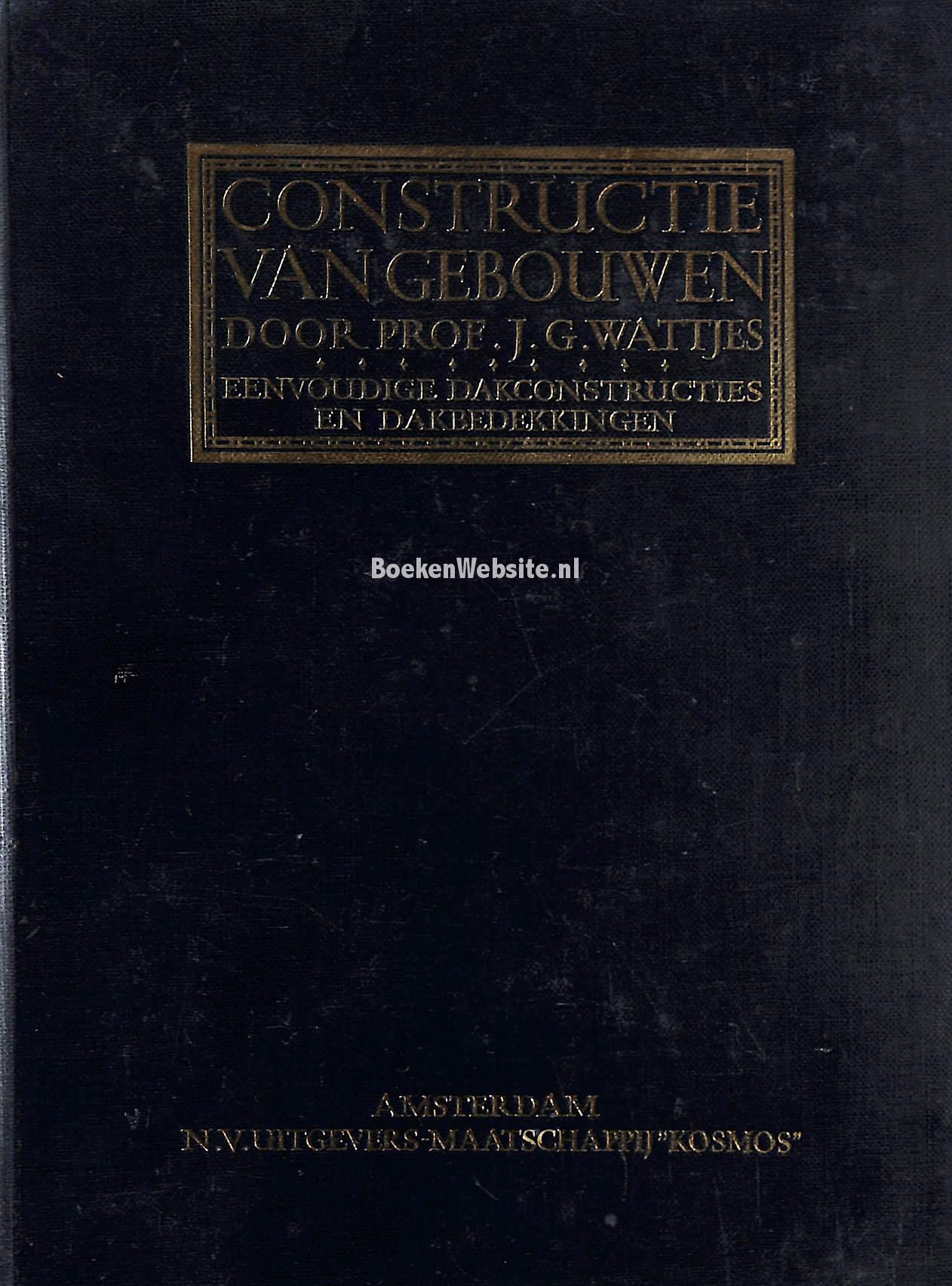 Constructie van gebouwen IX, Wattjes J.G. | BoekenWebsite.nl
