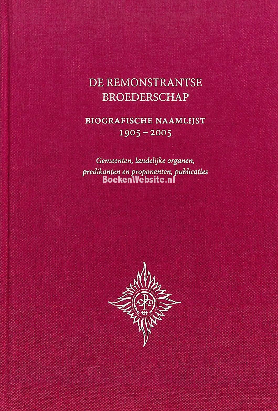 De Remonstrantse Broederschap, Slis P.L. | BoekenWebsite.nl