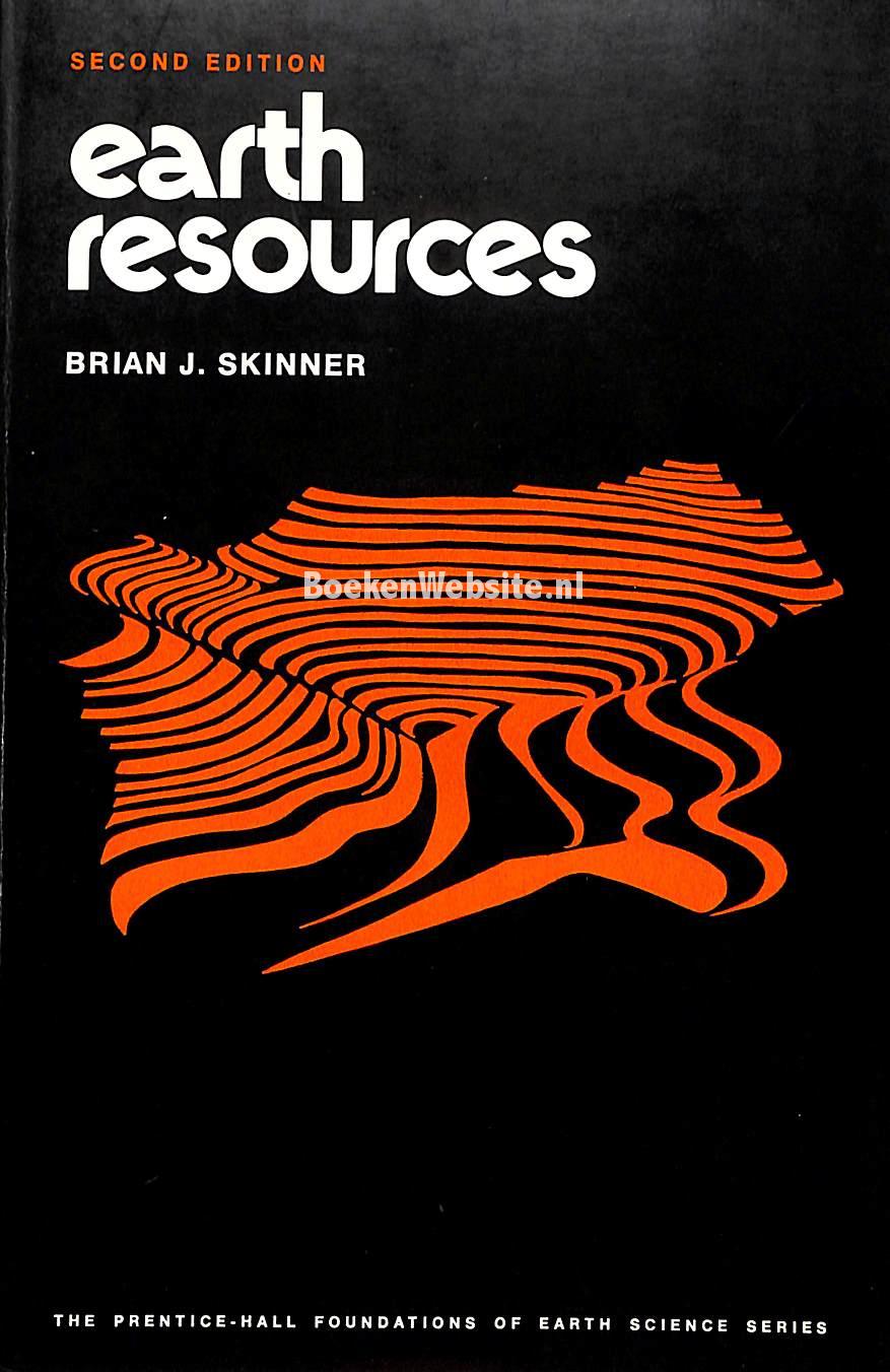 Earth Resources, Skinner Brian J. | BoekenWebsite.nl