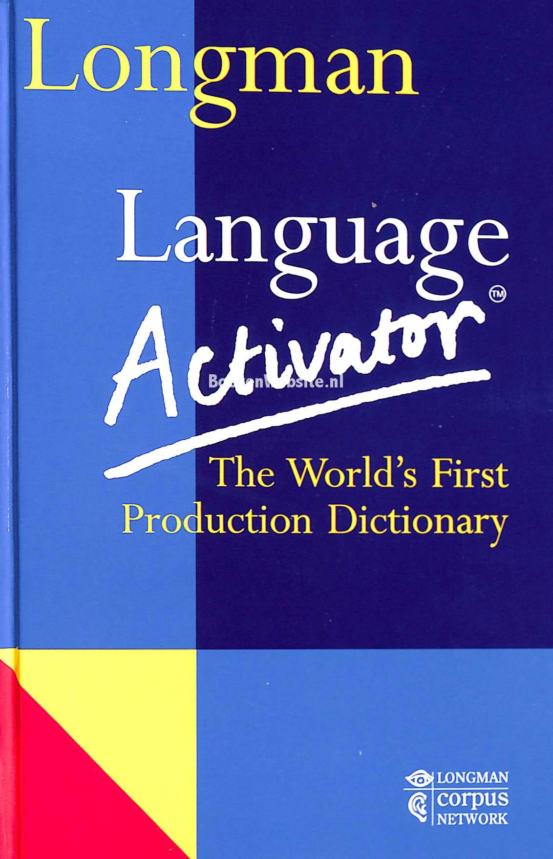 Longman Language Activator, Diversen | BoekenWebsite.nl