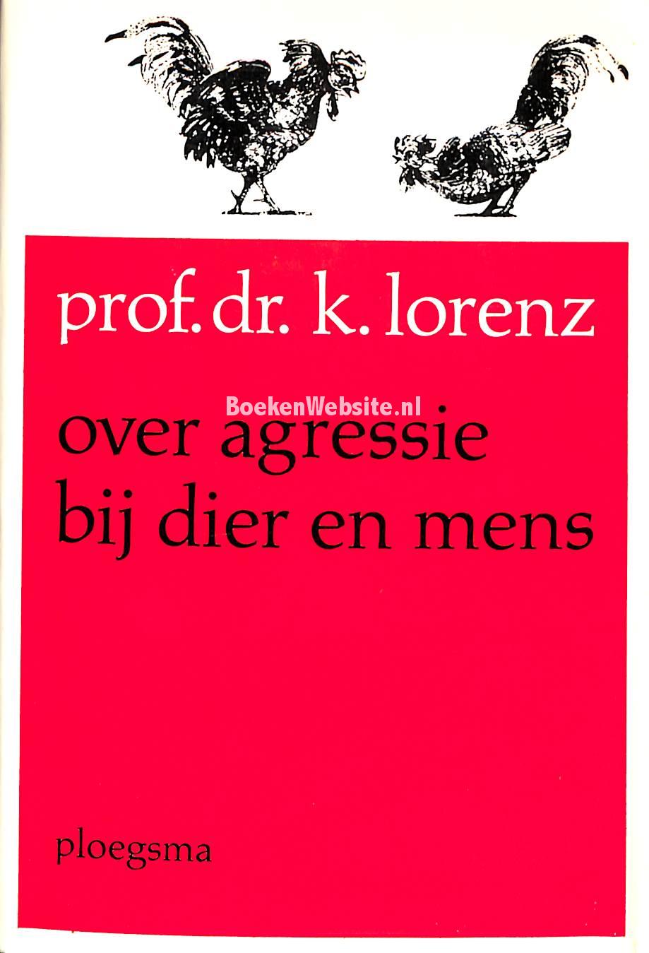 Over agressie bij dier en mens, Lorenz K. | BoekenWebsite.nl
