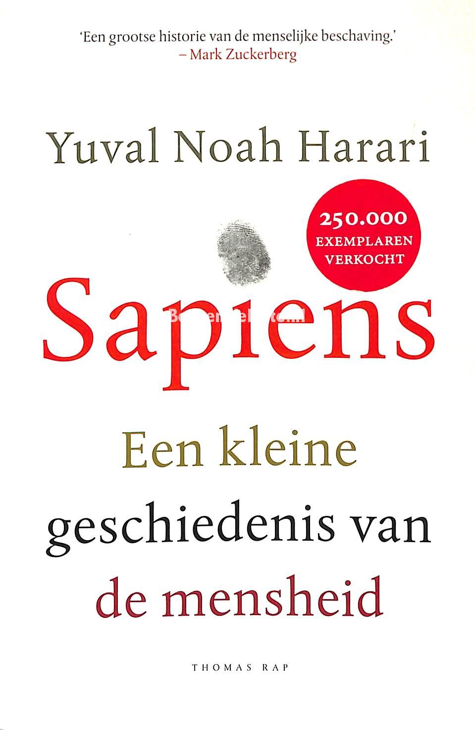 Sapiens, Harari Yuval Noah | BoekenWebsite.nl